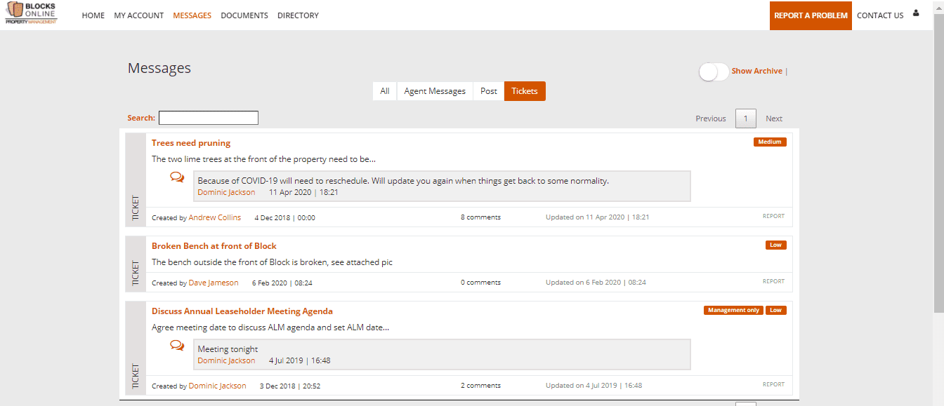Property Portal | Features | Blocks Online